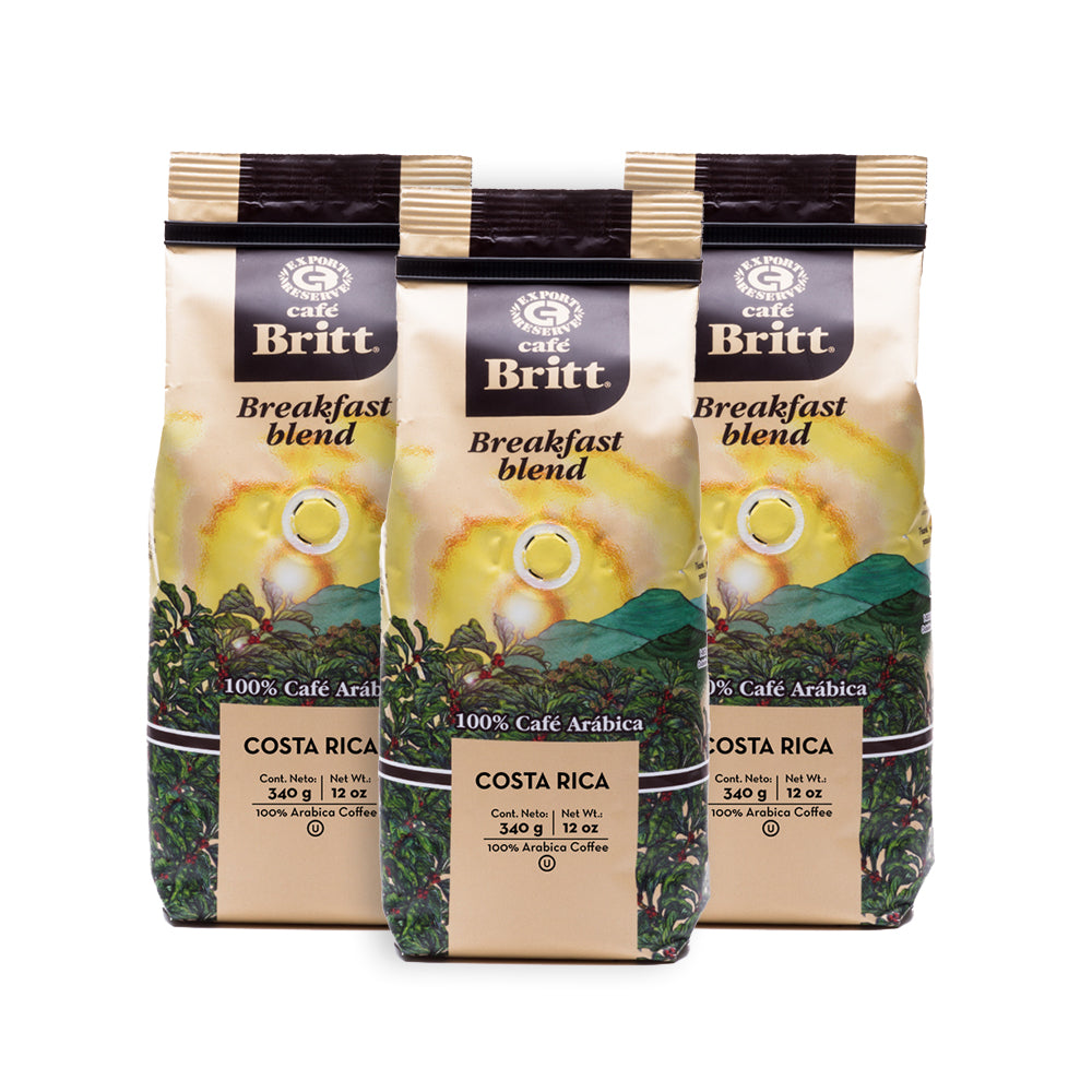 Marketplace Bundle Breakfast Blend 3 - Pack (Ground) – Café Britt