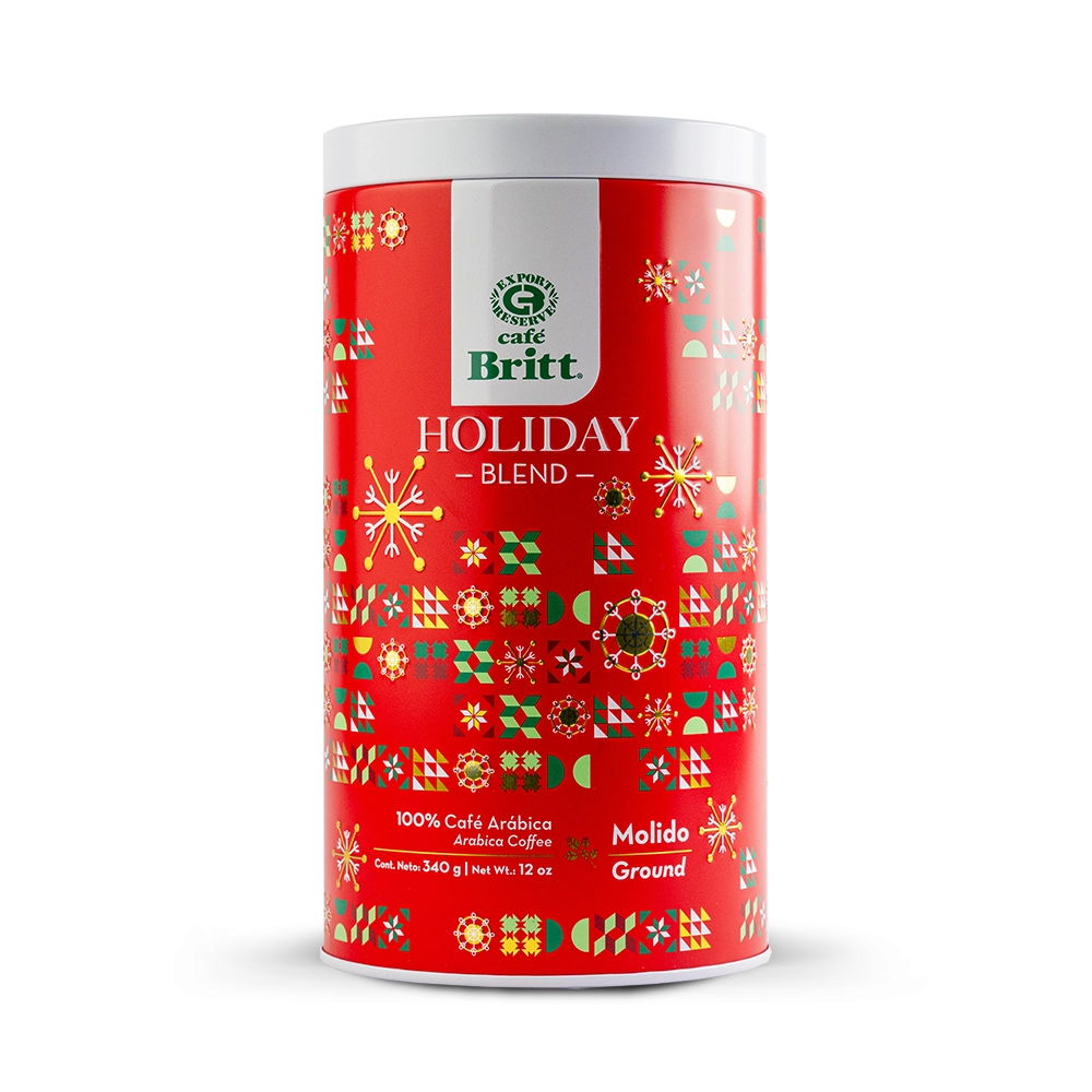 COSTA RICAN HOLIDAY BLEND WITH COLLECTIBLE CANISTER – Café Britt